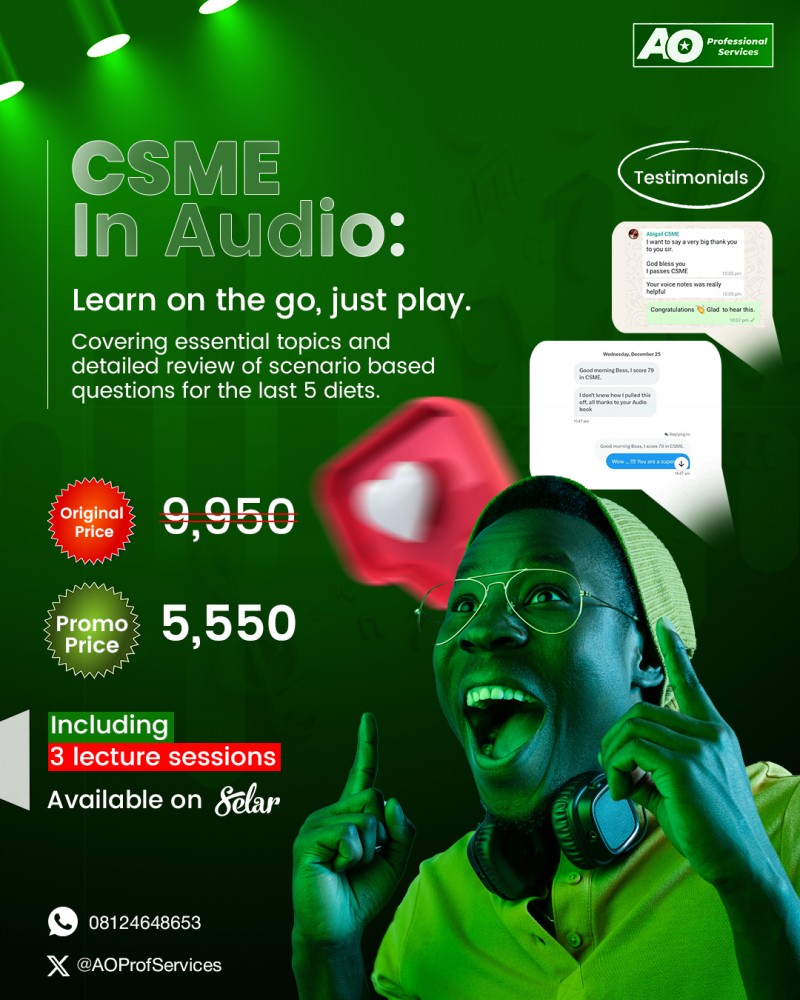 Buy CSME in Audio by Akintan Obilana on Selar