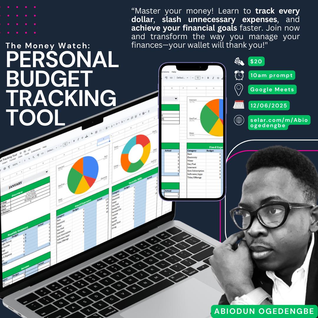 Buy Budget Tracking Tool by Abiodun Ogedengbe on Selar