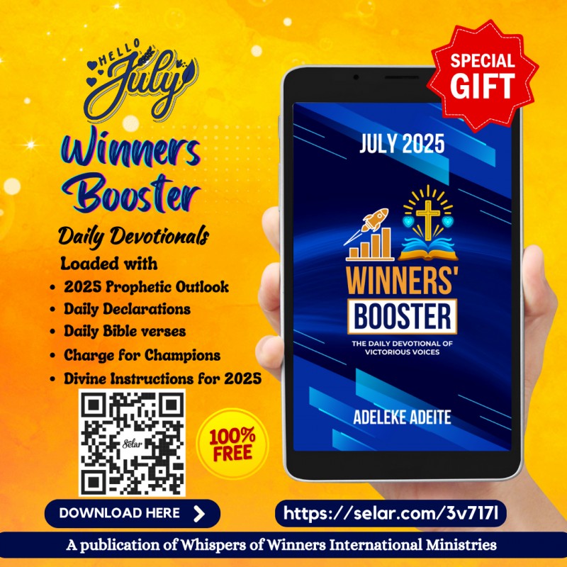 Get Winners Booster Daily Devotional July 2025 Edition by Adeleke Adeite on Selar