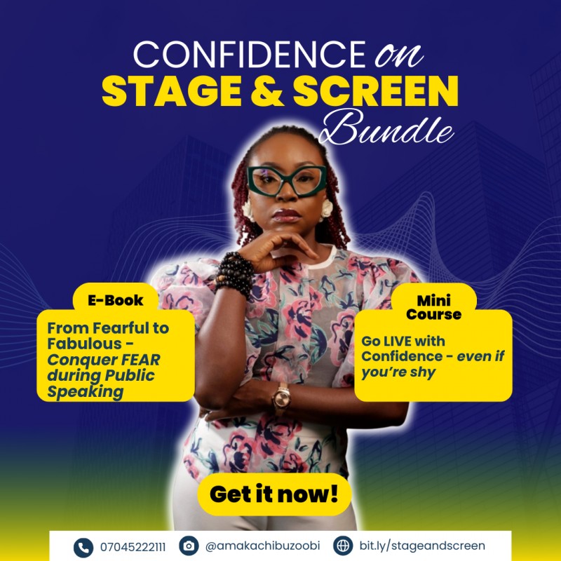 Buy Confidence on Stage & Screen - Bundle by Amaka Chibuzo-Obi on Selar