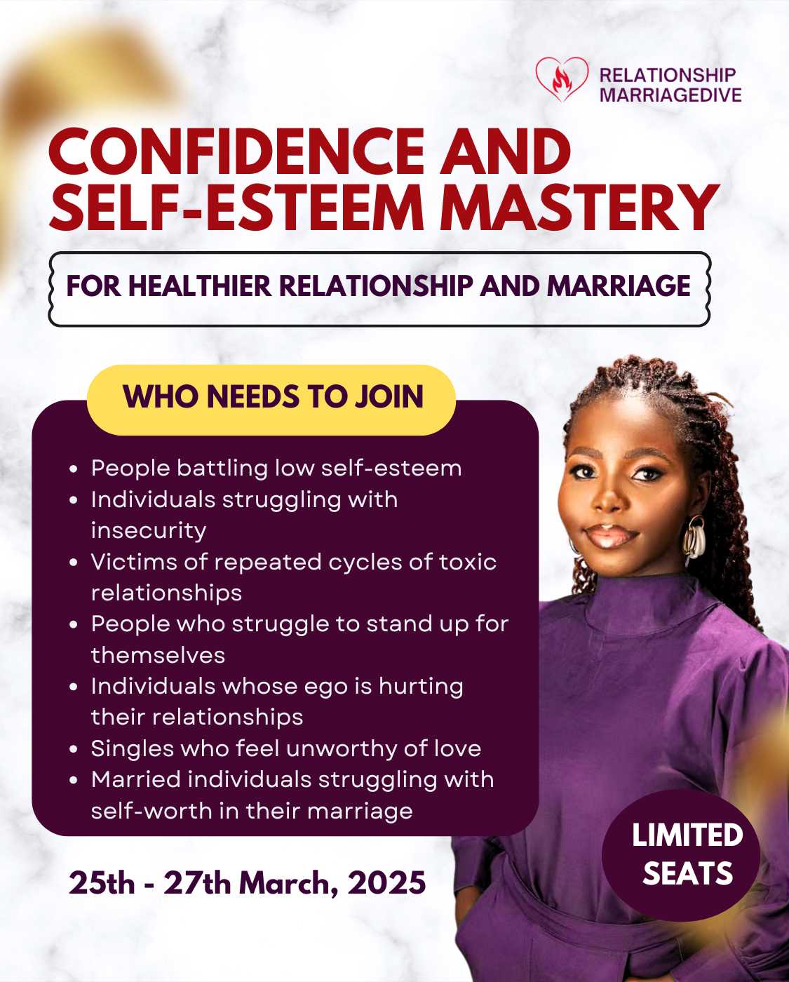 Buy CONFIDENCE AND SELF-ESTEEM MASTERY FOR HEALTHIER RELATIONSHIP AND MARRIAGE by Coach Amina ...
