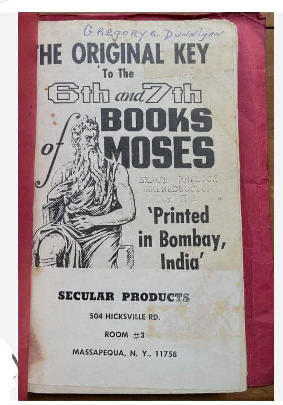 Buy Original 6 and 7 book of Moses by Solution777 Spiritual Store on Selar