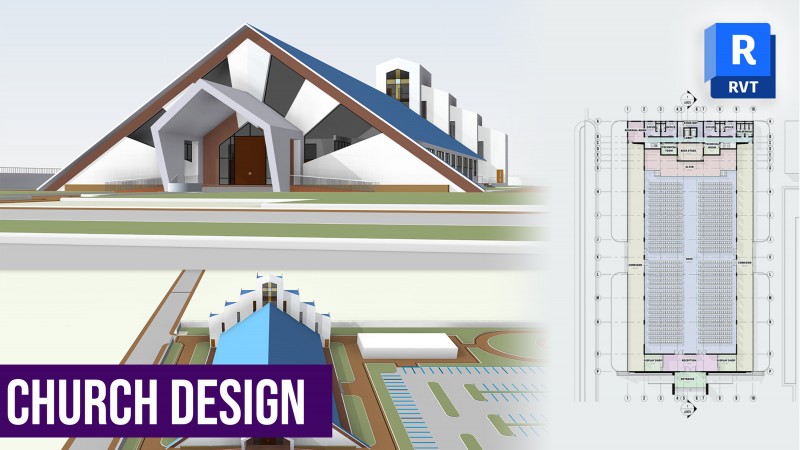 Buy CHURCH TUTORIAL PROJECT FILE REVIT 2024 by Henry-Aloh Chidera Henry ...