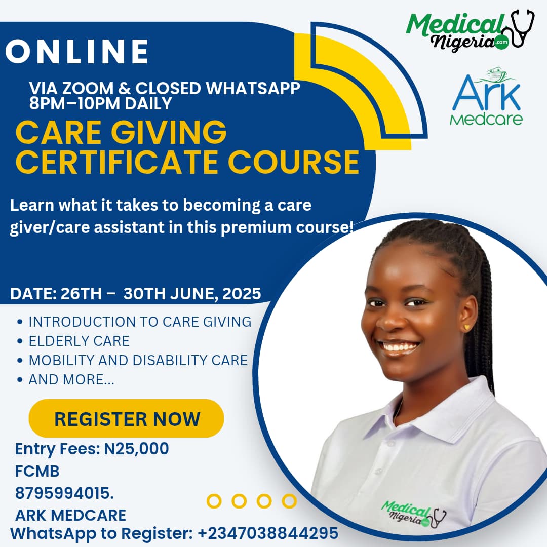 Buy CARE GIVING CERTIFICATE COURSE by Eniola Adewale on Selar