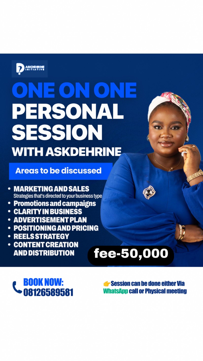 Buy ONE ON ONE MENTORSHIP SESSION by SHONIBARE ADERINSOLA on Selar