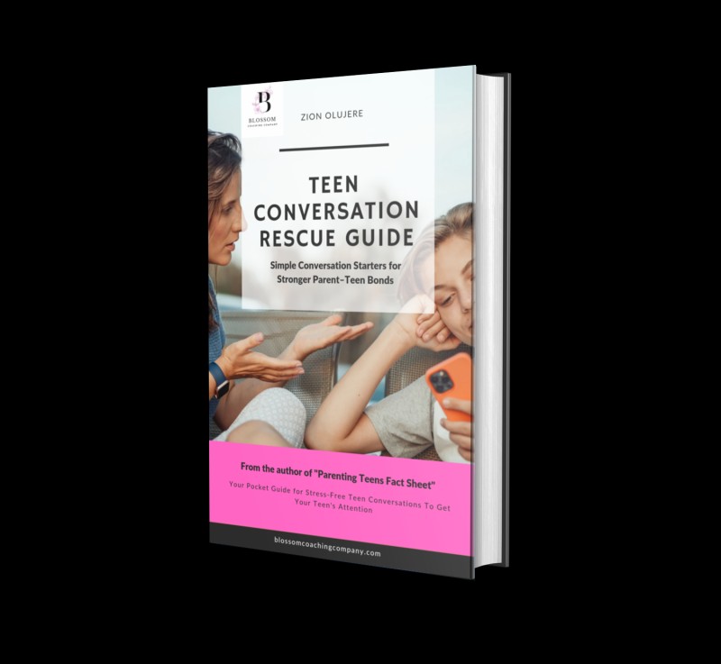 Buy TEEN CONVERSATION RESCUE GUIDE by Blossom Coaching Company on Selar