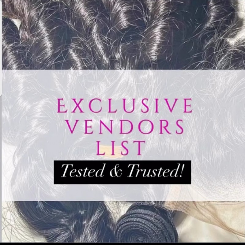 Buy Shop My Exclusive Hair Vendors List by Beautiful Reflections Studio ...