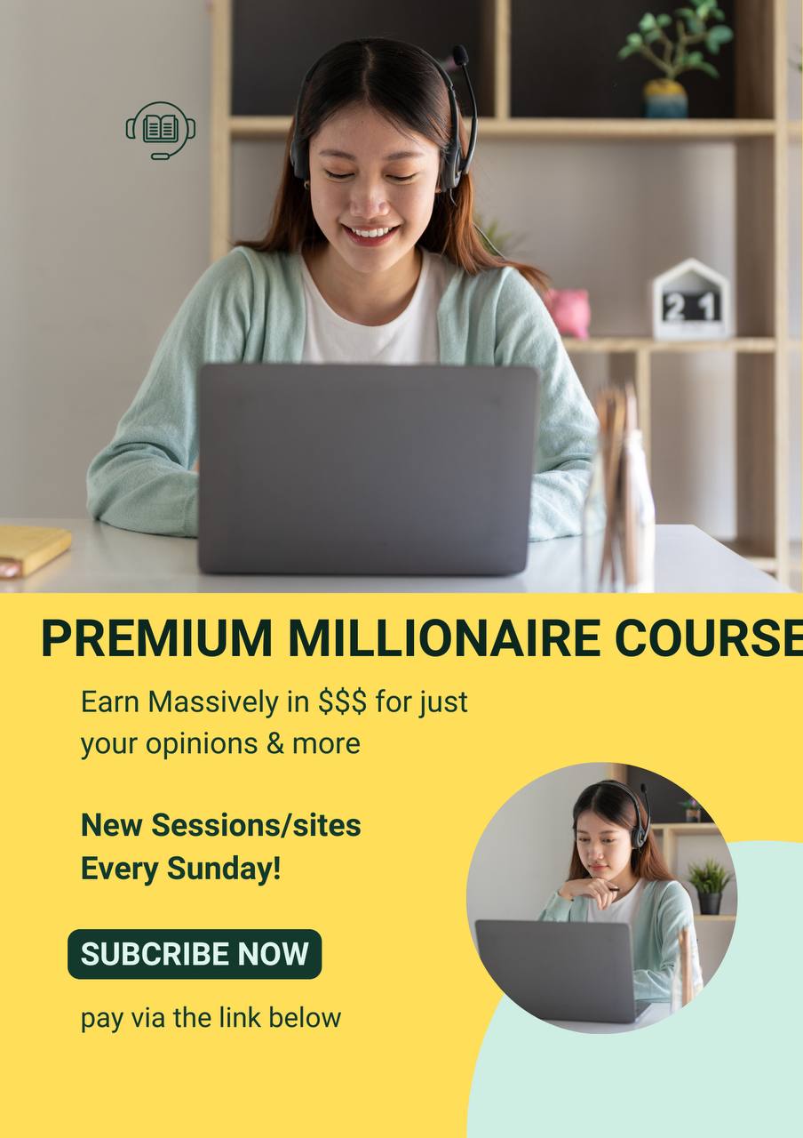 Subscribe JESS PREMIUM MILLIONAIRE COURSE by Jessica Tolulope Awolola on Selar