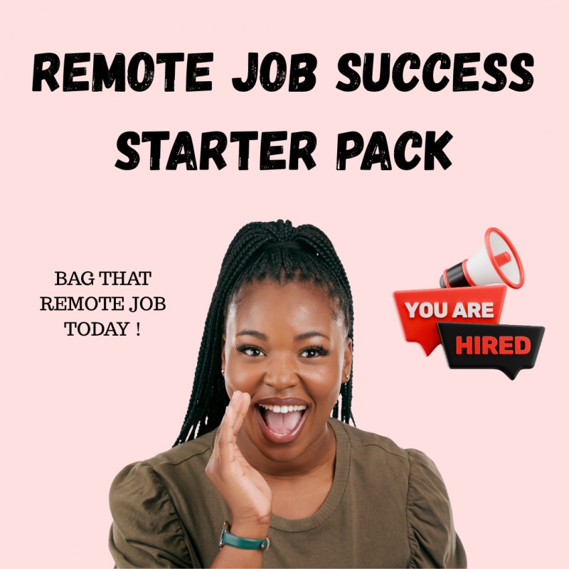 Buy REMOTE JOB SUCCESS STARTER PACK by Benny Digitals on Selar