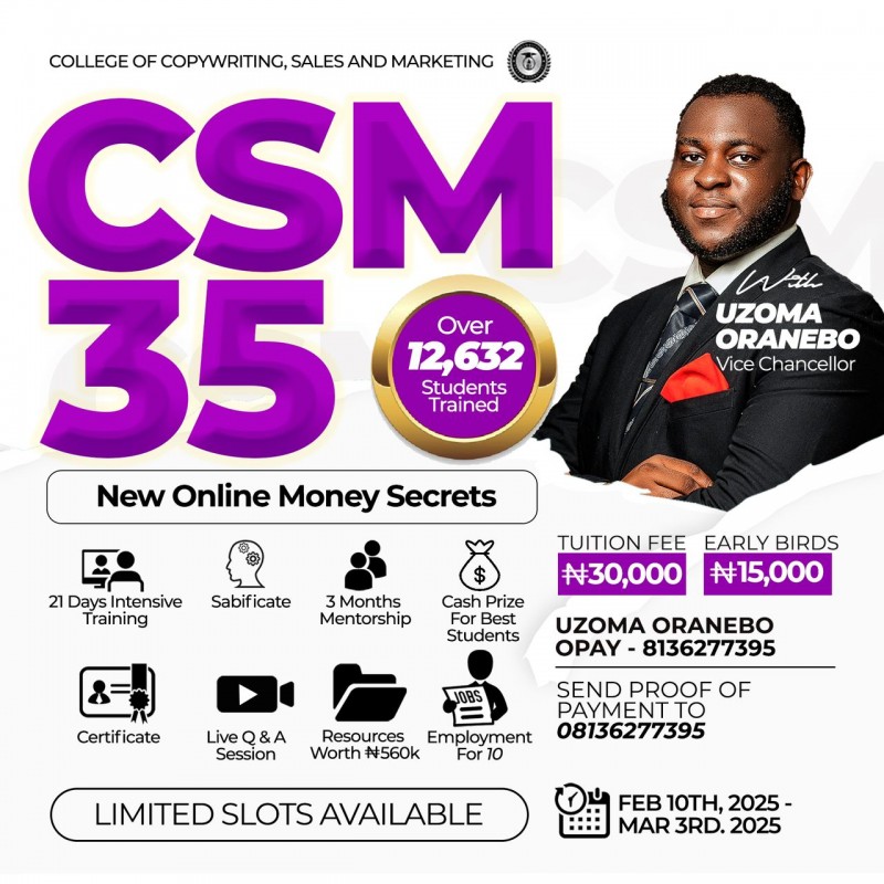 Buy CSM bootcamp by Uzoma Oranebo on Selar