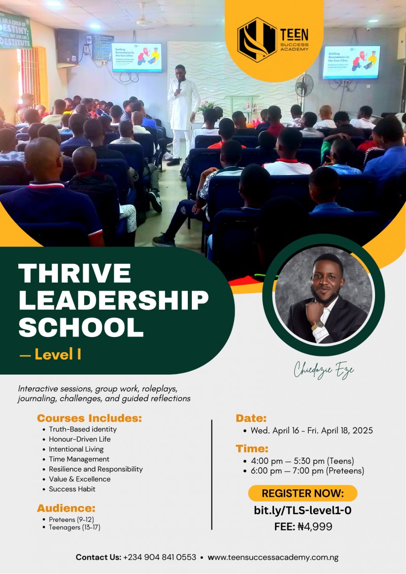Get THRIVE Leadership School by Chiedozie Eze on Selar