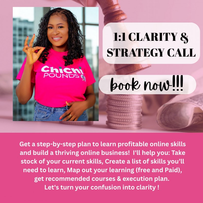 Buy 1:1 CLARITY & STRATEGY CALL by Chisom Sandra Aforkah on Selar