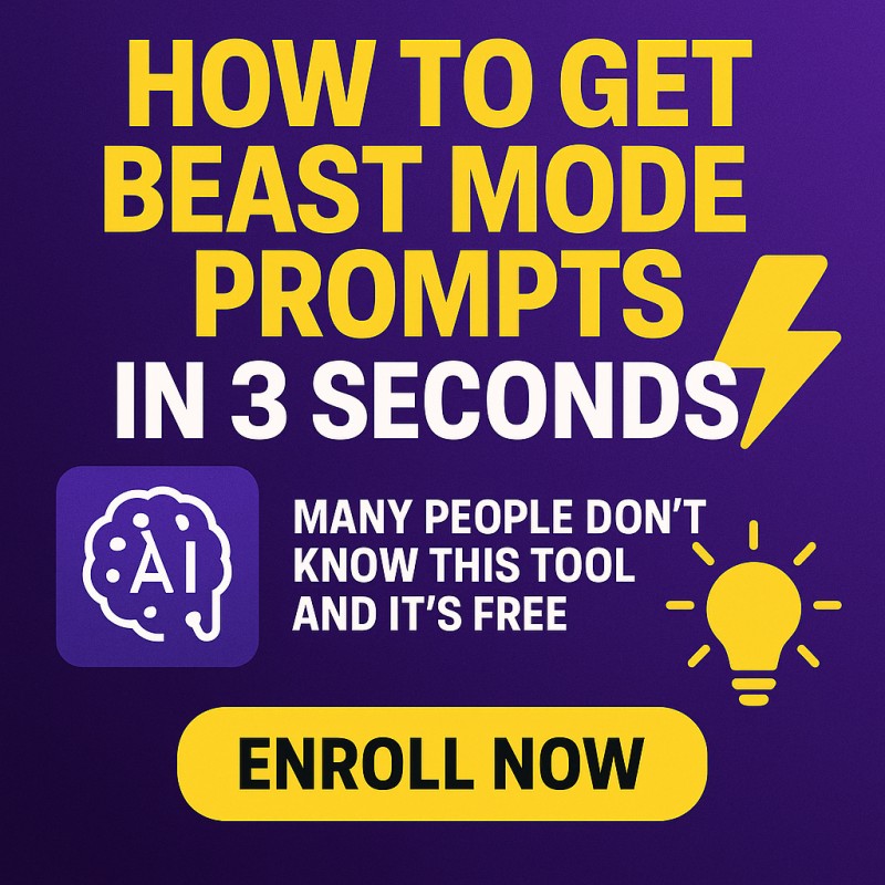Buy HOW TO GET BEAST MODE PROMPTS IN 3 SECONDS (Many People Don't Know This Tool And It's FREE ...