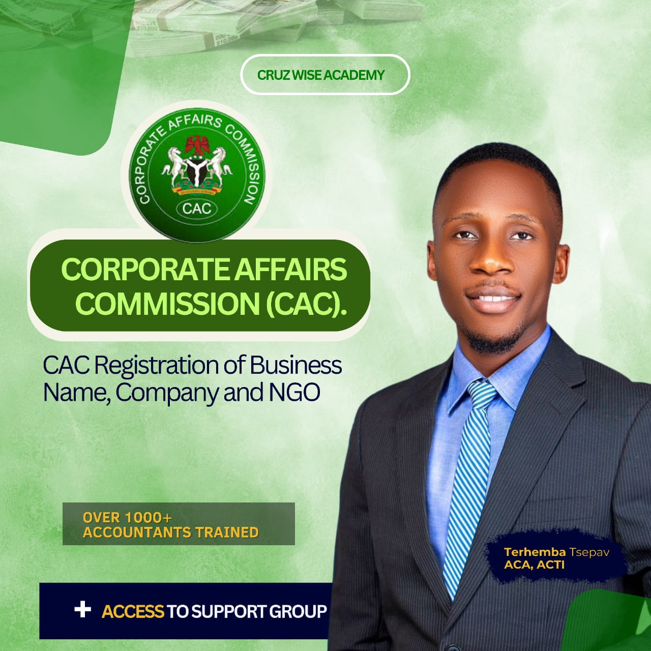 Buy CAC PRE-INCORPORATION SERVICES COURSE by Cruz Wise Academy on Selar