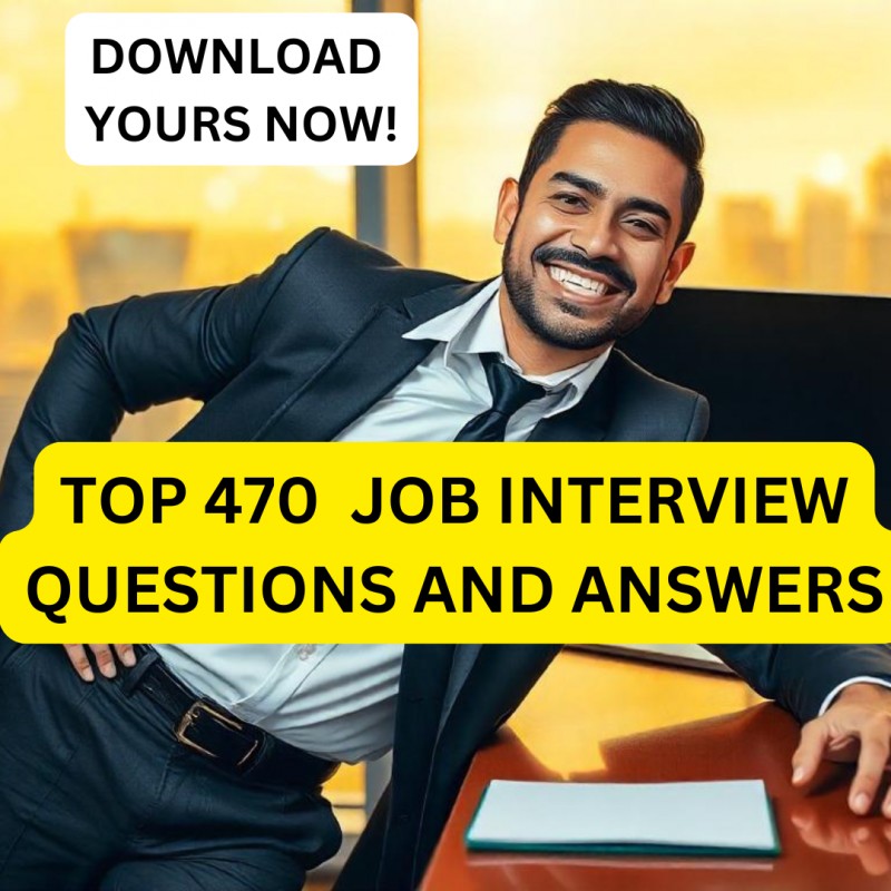 Buy TOP 470 Interview Questions and Answers E-Book by DamalConsult on Selar