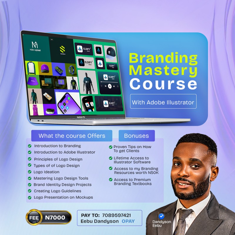 Buy Branding Mastery Course with Adobe Illustrator by Dandyson Eebu on Selar