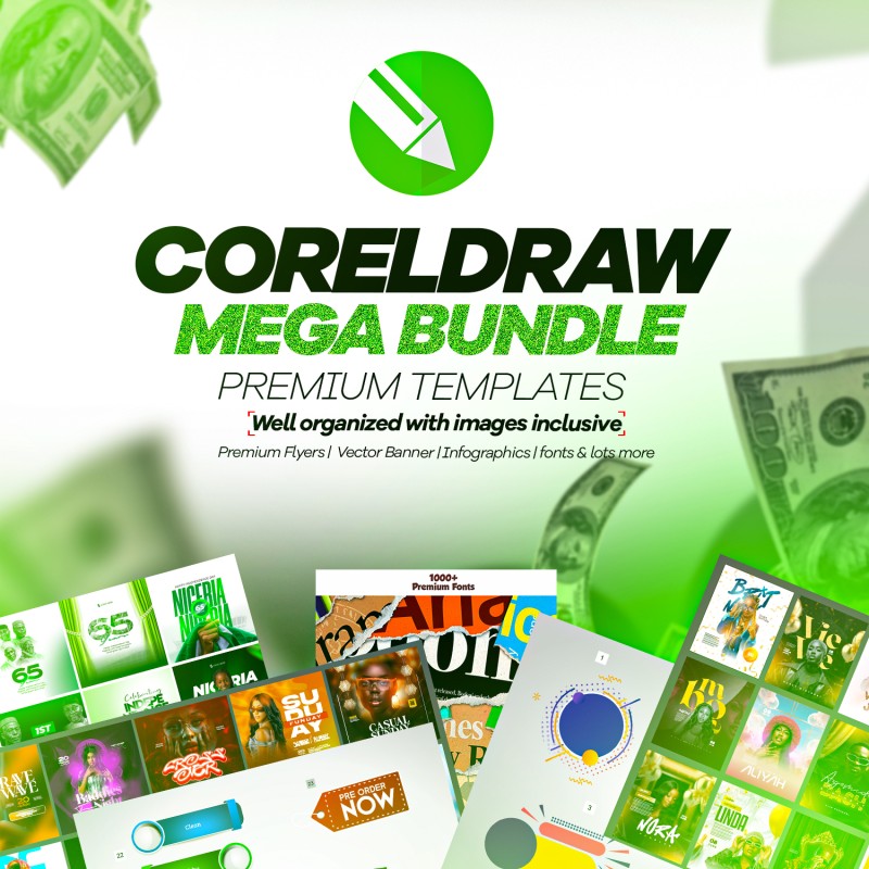 Buy CORELDRAW MEGA BUNDLE 1.0 by Daphorel Studio on Selar