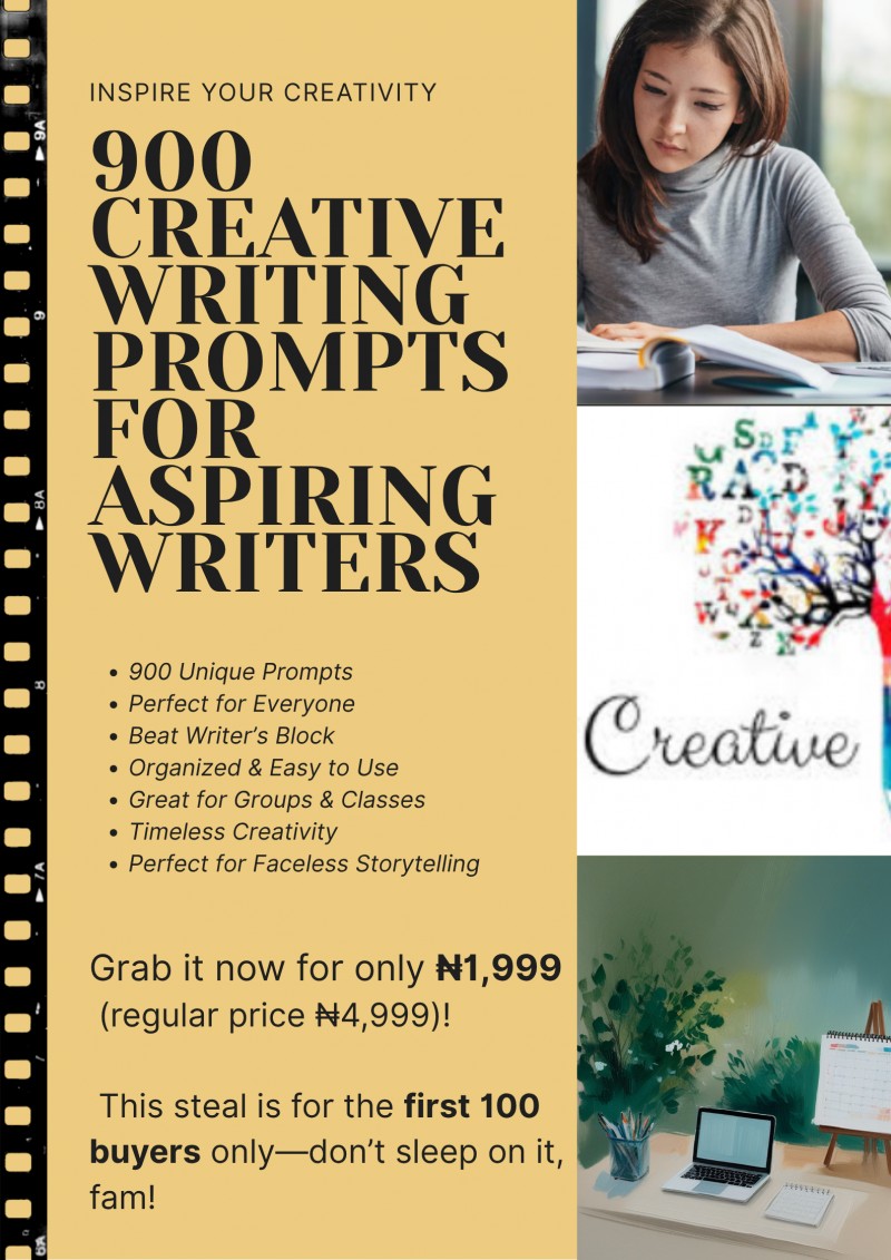 Buy 900 Creative Writing Prompts for Aspiring Writers by Brücke Academy ...