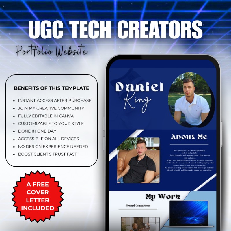 Buy UGC TECH CREATORS PORTFOLIO TEMPLATE (2) by Oluwadarasimi ...