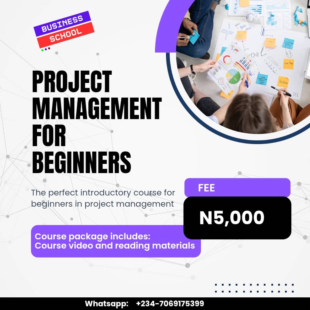 Buy Project Management Course For Complete Beginners by Digital Business School on Selar