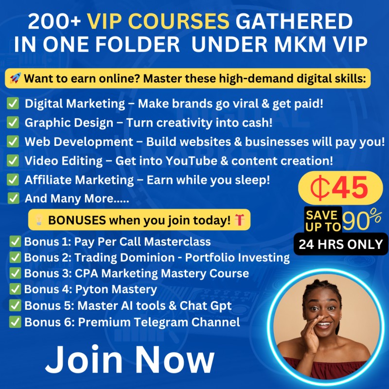Buy 200+ VIP Courses gathered in one folder under MKM VIP by Digital ...
