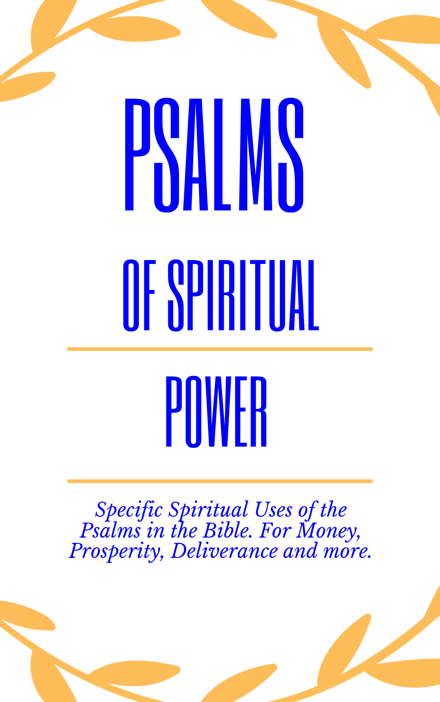 Buy PSALMS OF SPIRITUAL POWER by Kartagoddess Divine Services on Selar