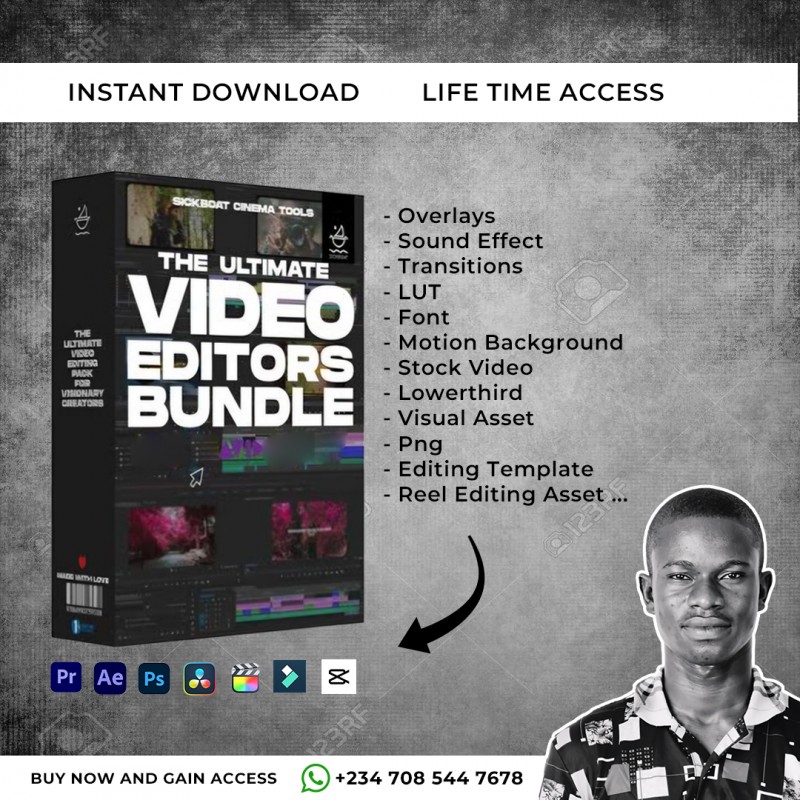 Buy VIDEO EDITING BUNDLE by EBENEZER JOHNSON on Selar