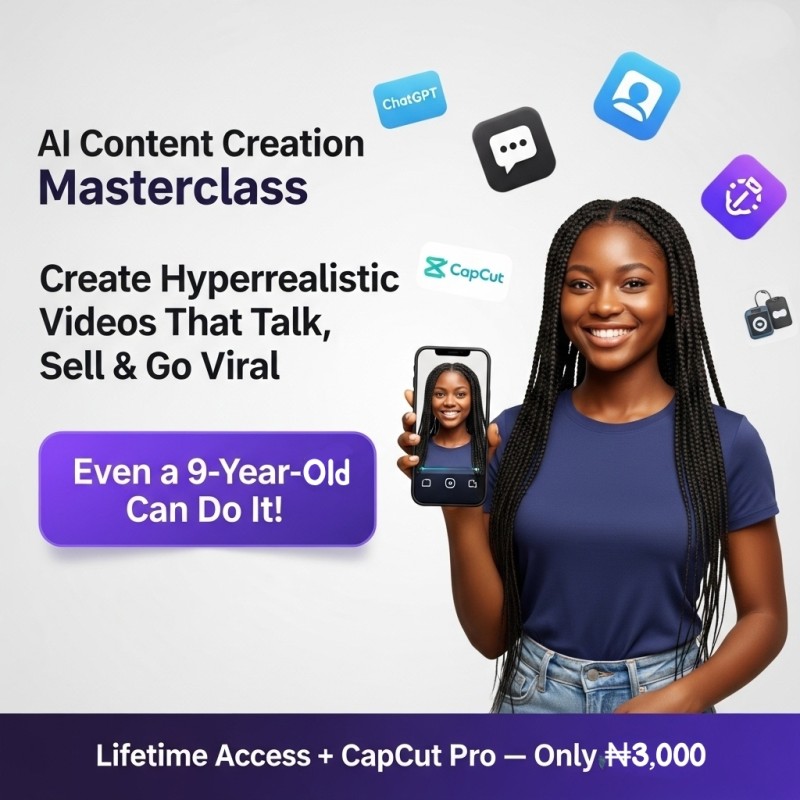 Buy AI Content Creation Masterclass by Edidiong Robert on Selar