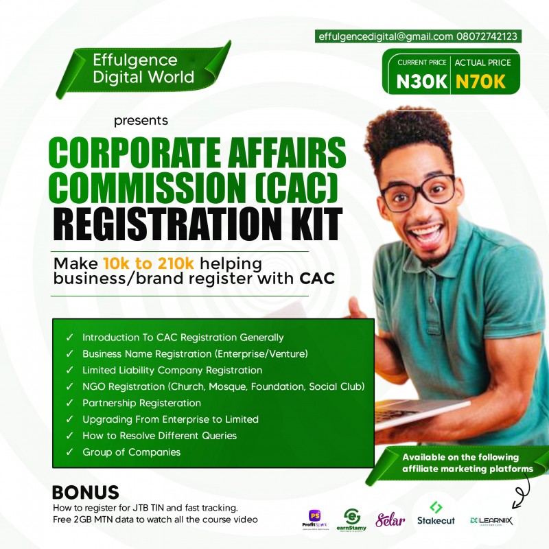 Buy CAC Registration Kit by Effulgence Digital World on Selar
