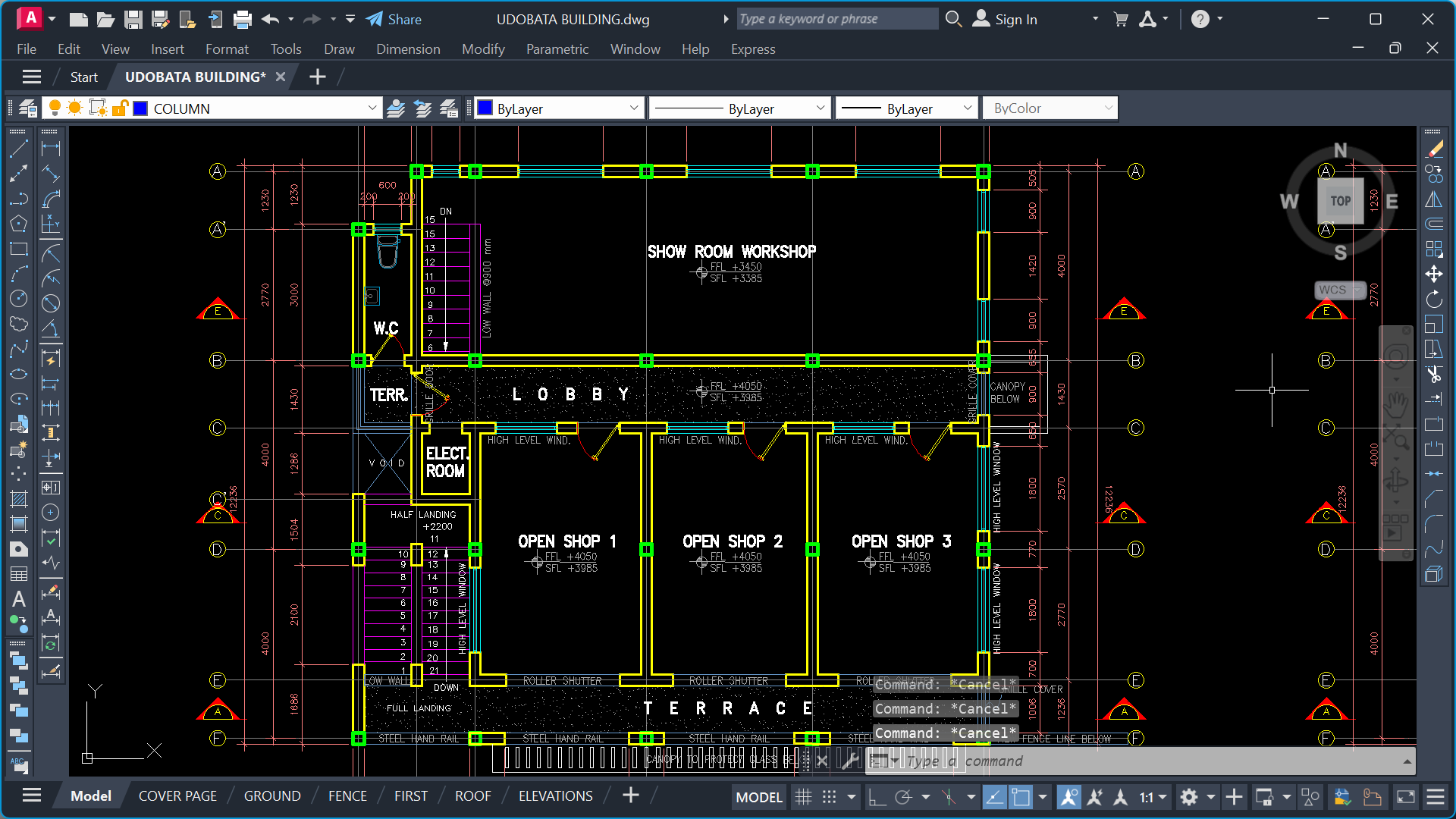 Buy COMMERCIAL BUILDING - CAD File by Ekidel-Design on Selar