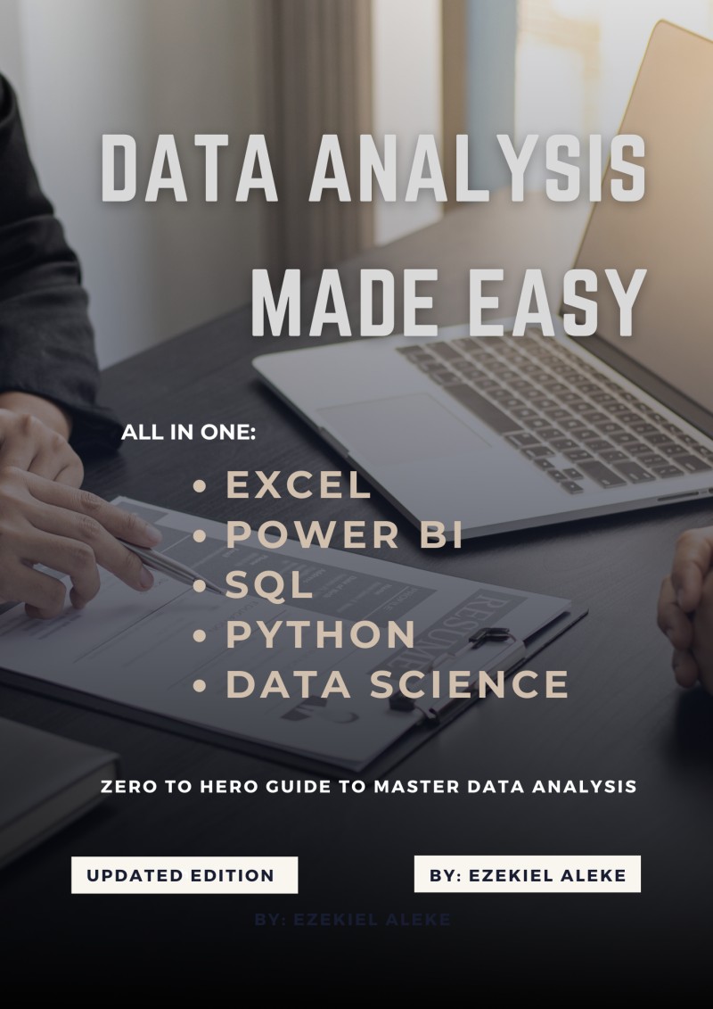 Buy DATA ANALYSIS MADE EASY by Ezekiel Aleke on Selar