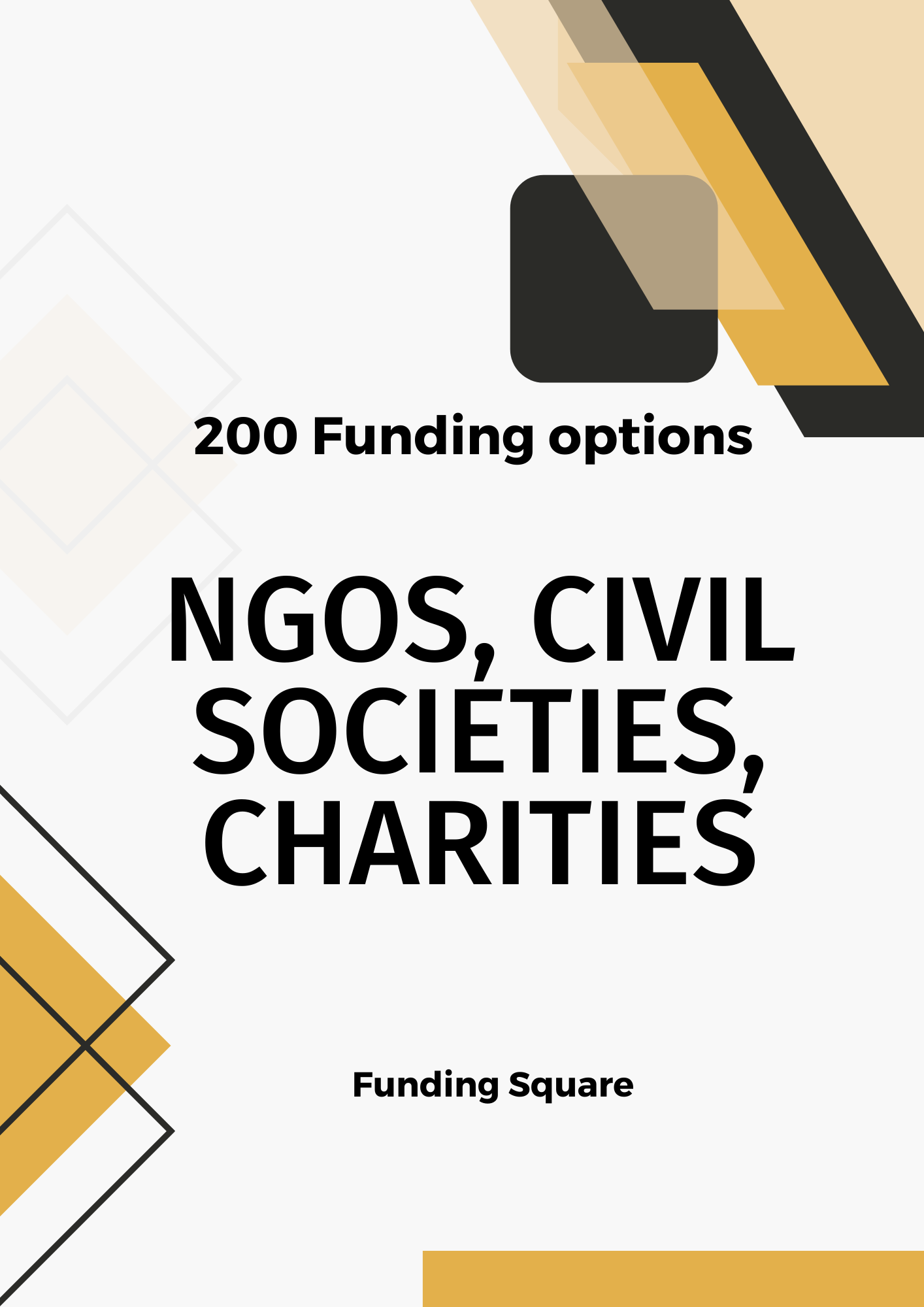 Buy Funding Options for NGOs in Africa by Funding Square on Selar