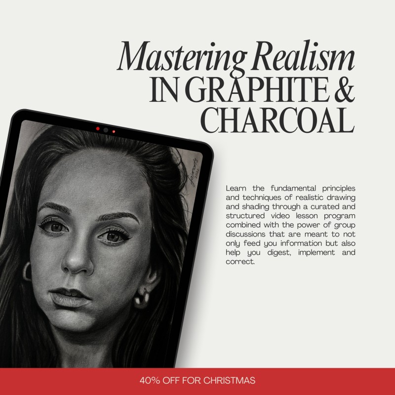 Buy Mastering Realism In Graphite and Charcoal by Faim Arts on Selar