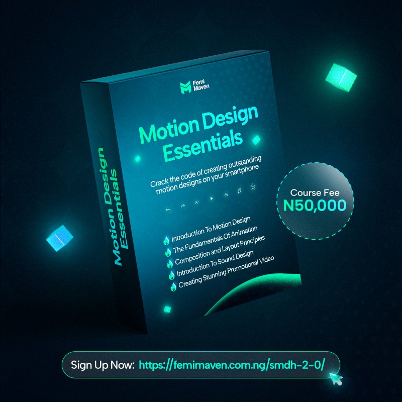 Buy Smartphone Motion Design Essential Course by Femi Maven on Selar