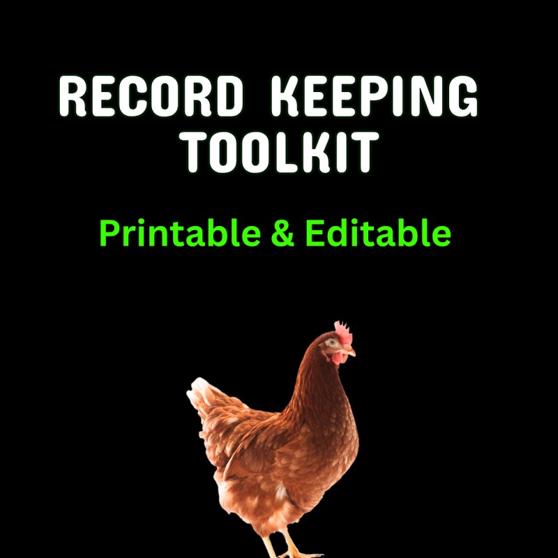 Get Poultry Record-Keeping Toolkit (Printable & Editable) by Gloser ...