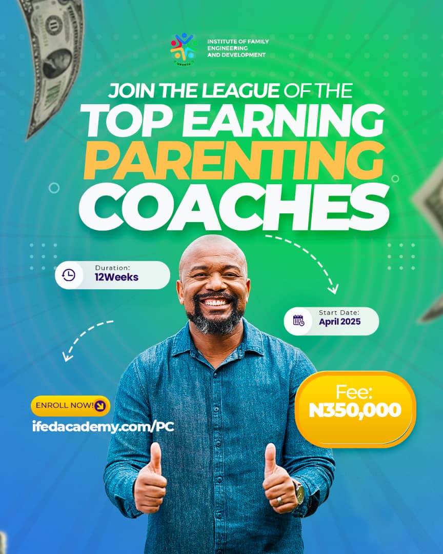 Buy PARENT COACH CERTIFICATION by Institute Of Family Engineering And Development Africa on Selar