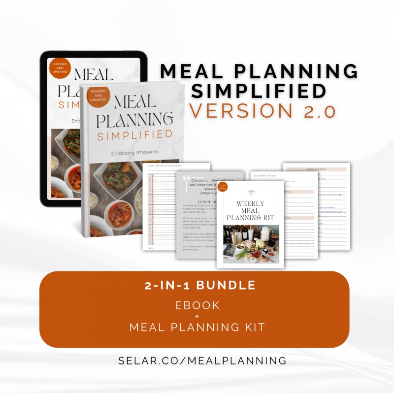Buy MEAL PLANNING SIMPLIFIED BUNDLE (EBOOK PLUS MEAL PLANNING KIT ...