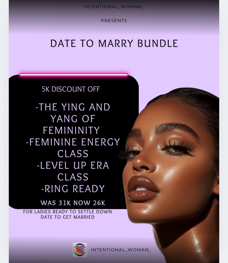 Buy BUNDLE 6- DATE TO MARRY BUNDLE by Intentional Woman on Selar