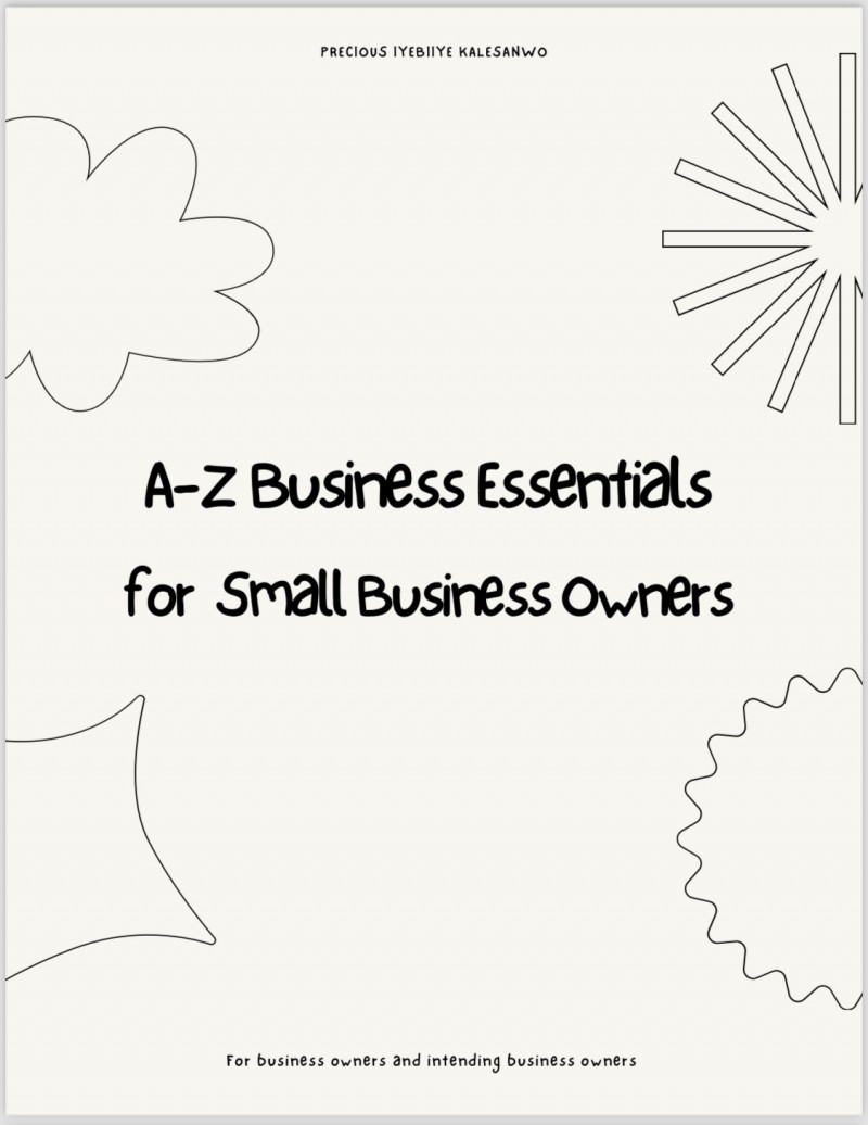 Buy A Z Business Essentials For Small Business Owners By Precious