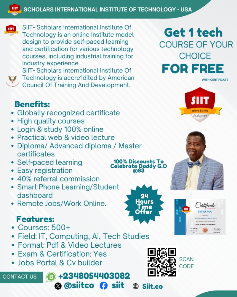 Buy Online Tech Courses by Solomon David on Selar