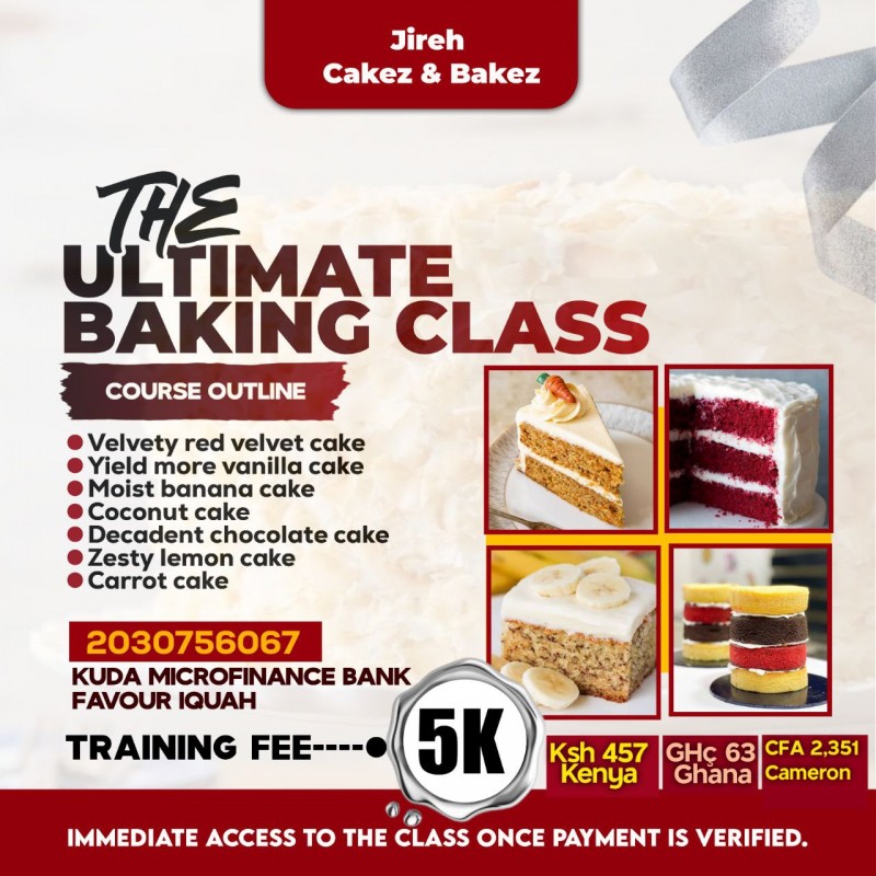 Buy The ultimate baking class by Favour Jireh on Selar