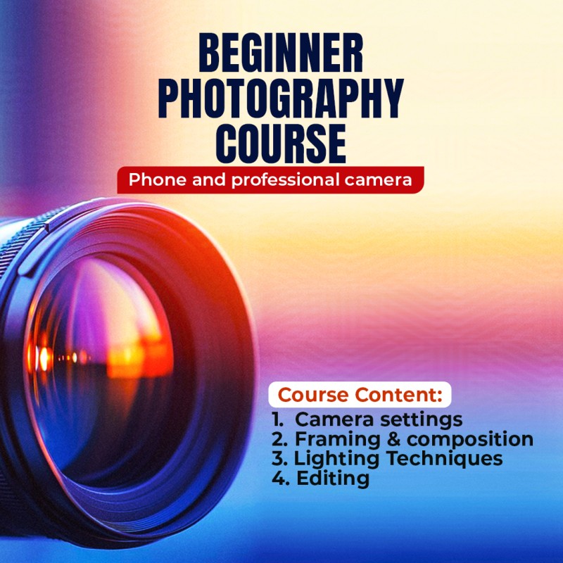 Buy Beginner Photography Course by Kaso creatives on Selar