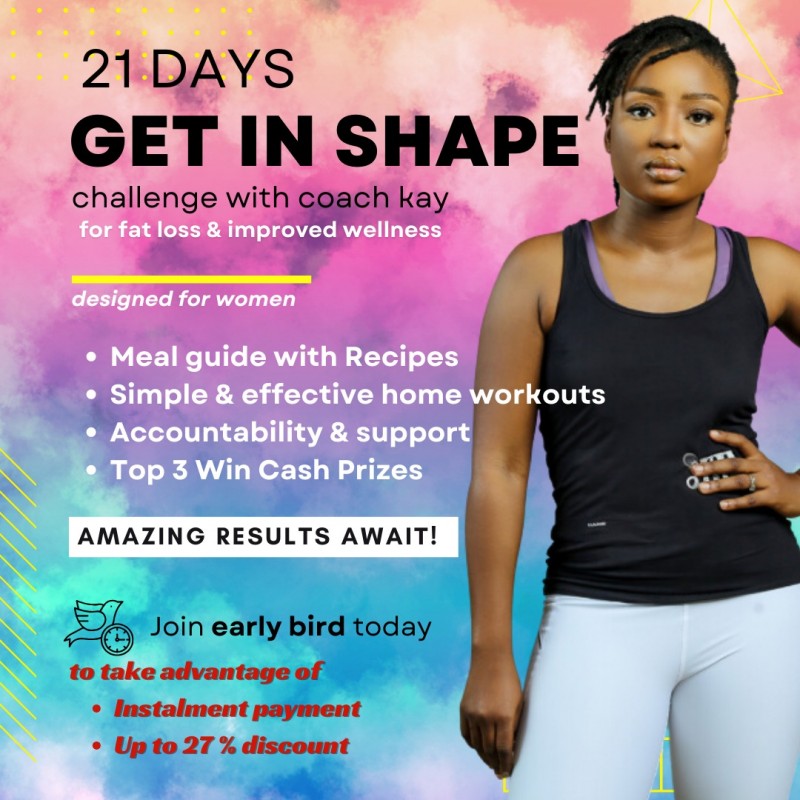 Buy Get In Shape Program by Kaysfitclub on Selar