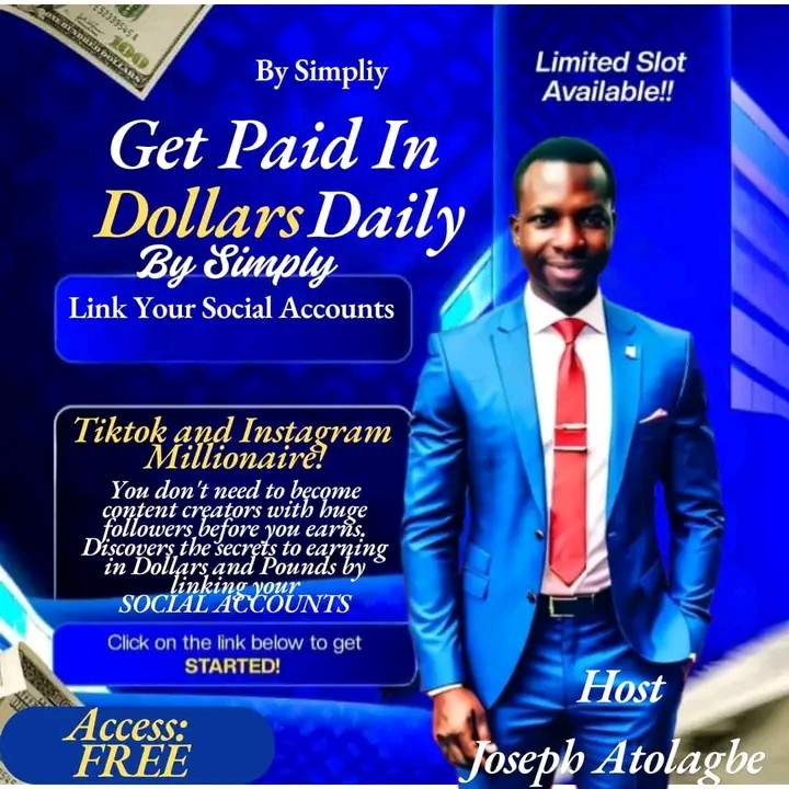 Buy GET PAID IN DOLLAR & POUNDS SIMPLY LINK YOUR SOCIAL ACCOUNTS by ...
