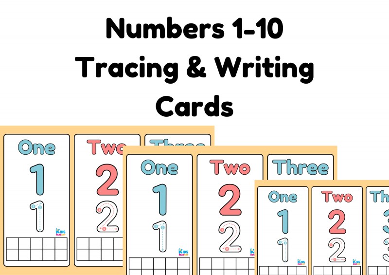 Buy Numbers Tracing & Writing Practice Cards by Ogechi Ogbaragu on Selar