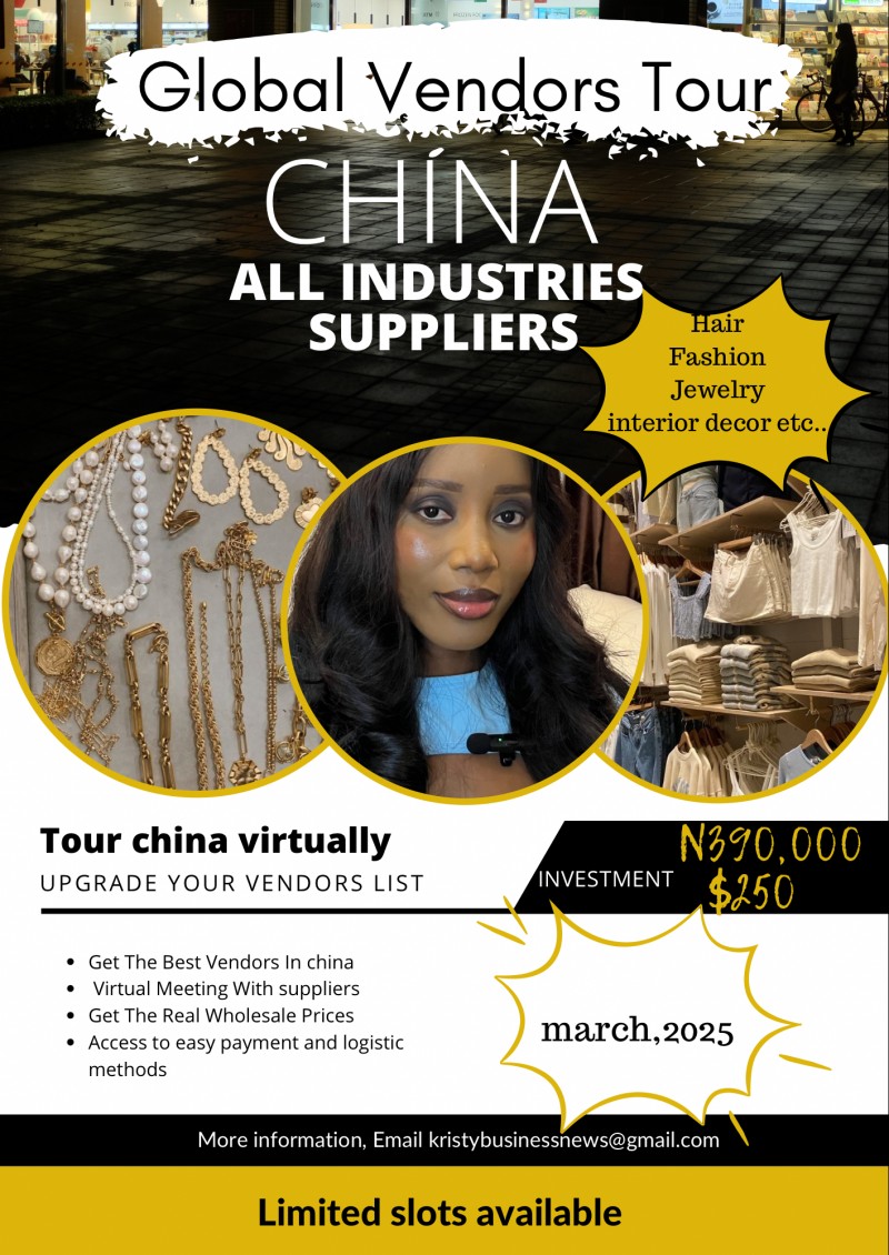 Buy Global vendors tour- China Edition by kristyanah on Selar