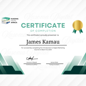 Buy Professional Email Writing Certificate by Kusoma digital Africa on ...