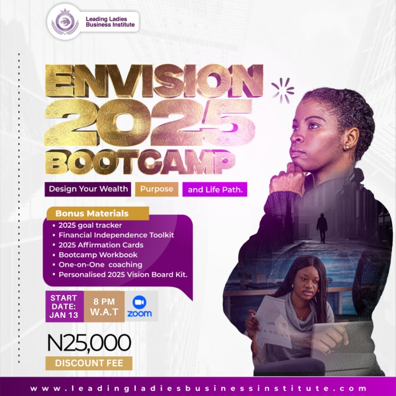 Buy ENVISION 2025 Bootcamp by Leading Ladies Foundation on Selar