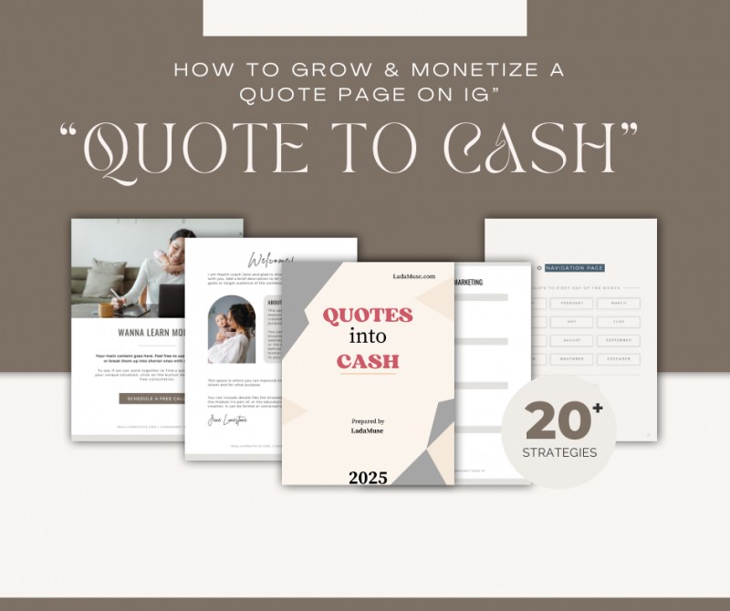 Buy How to Start & Monetize a Faceless Quote Page — Turn Words Into ...