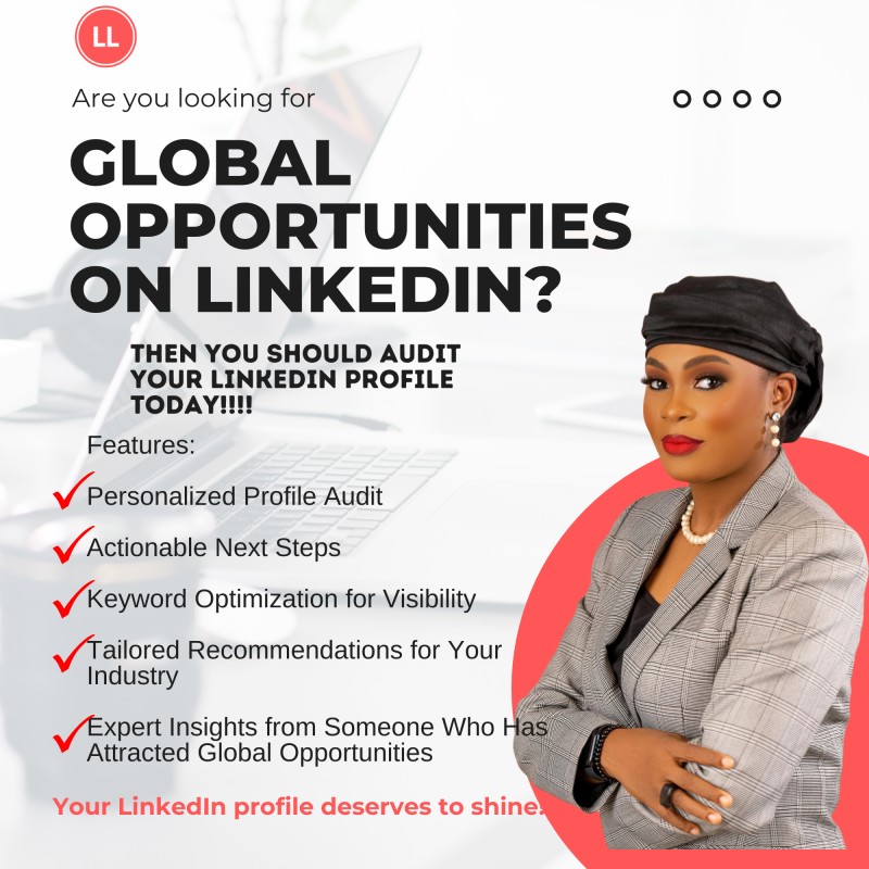 Buy LINKEDIN PROFILE AUDIT: YOUR GATEWAY TO GLOBAL OPPORTUNITIES by ...